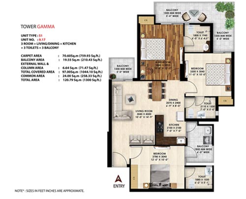 3 BHK, 4 BHK Flats in Sector 143 Noida - SKA Orion